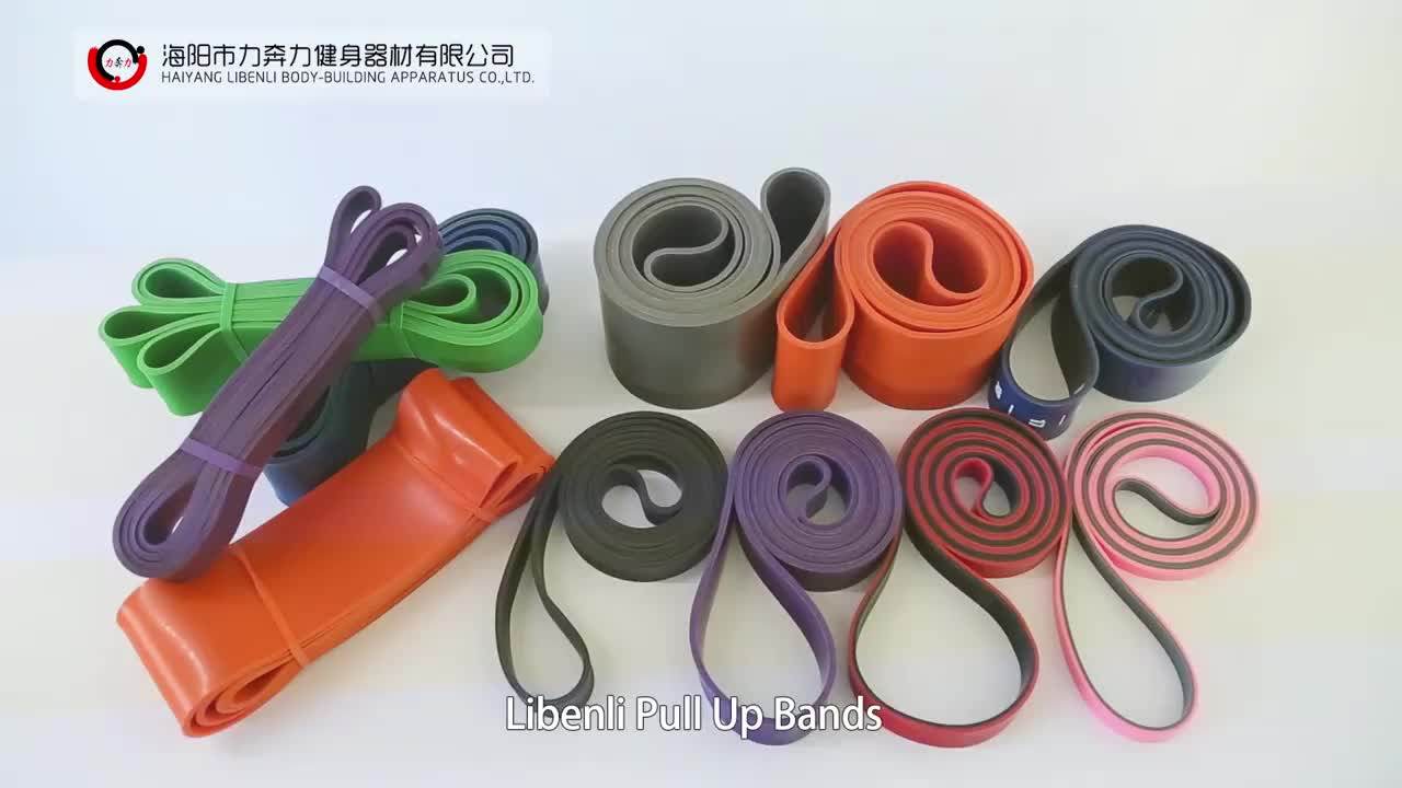 Yoga Loop Custom Elastic Exercise Stretch Resistance Power Band Gym ...