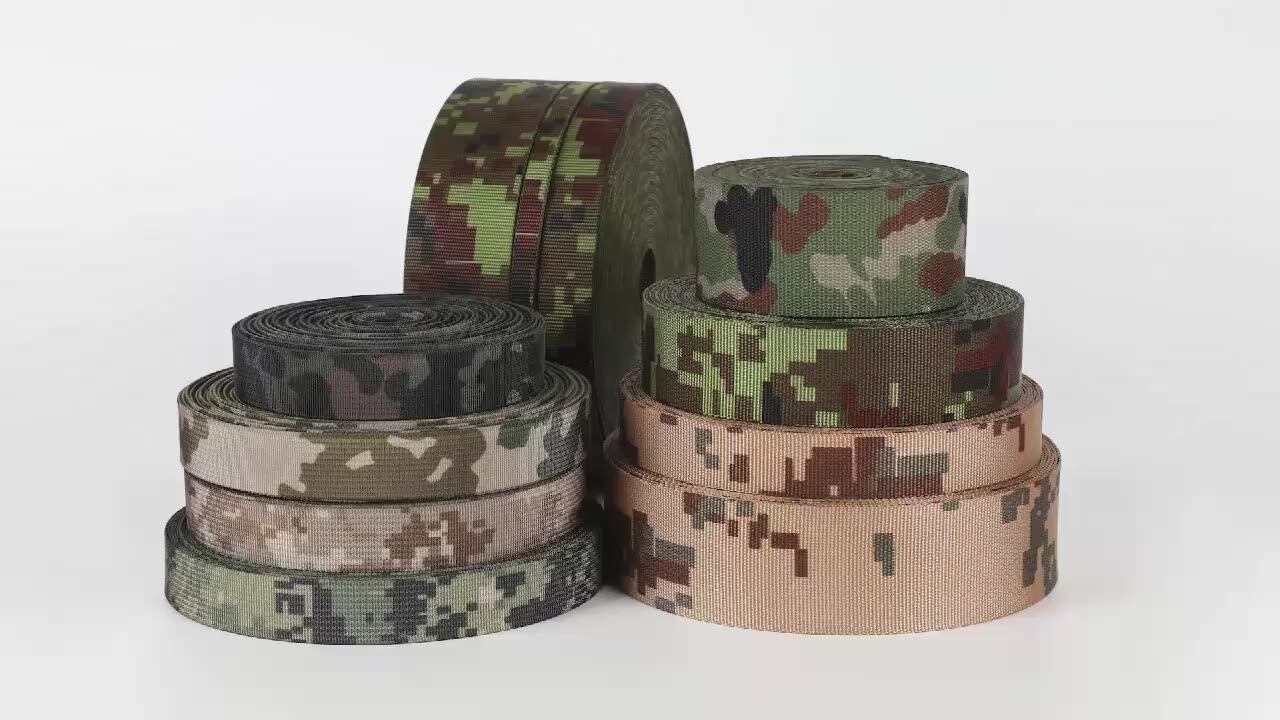 Jude Webbing Nylon Design Custom Polyester 1 Inch Strap Digital ...