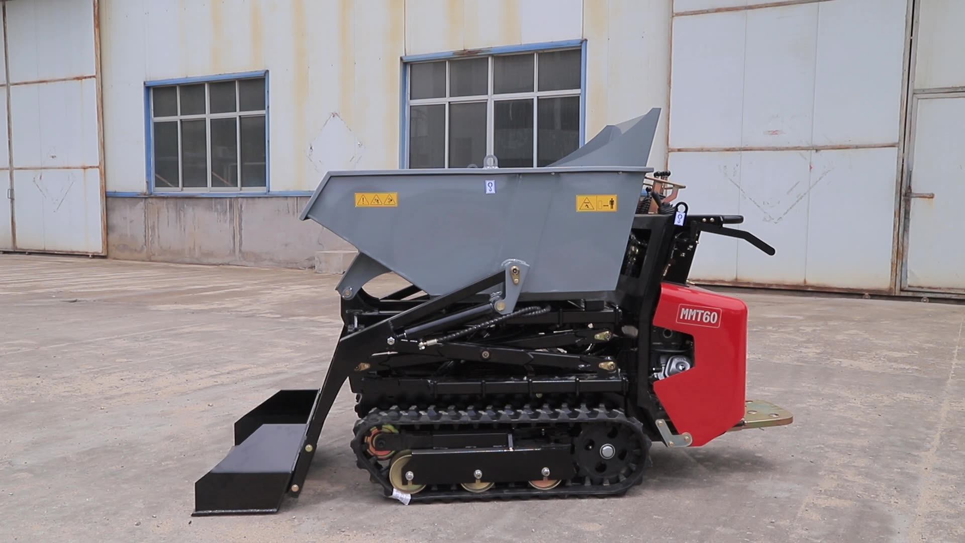 Small Tracked Self-loading Power Barrow For Gardening - Buy Motorized ...