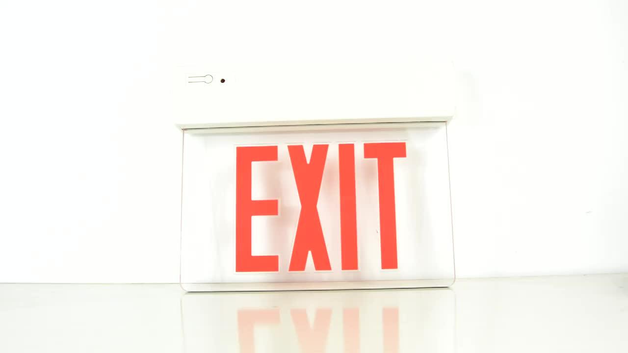 Ul Double Sided Acrylic Green Or Red Transparent Emergency Led Exit ...