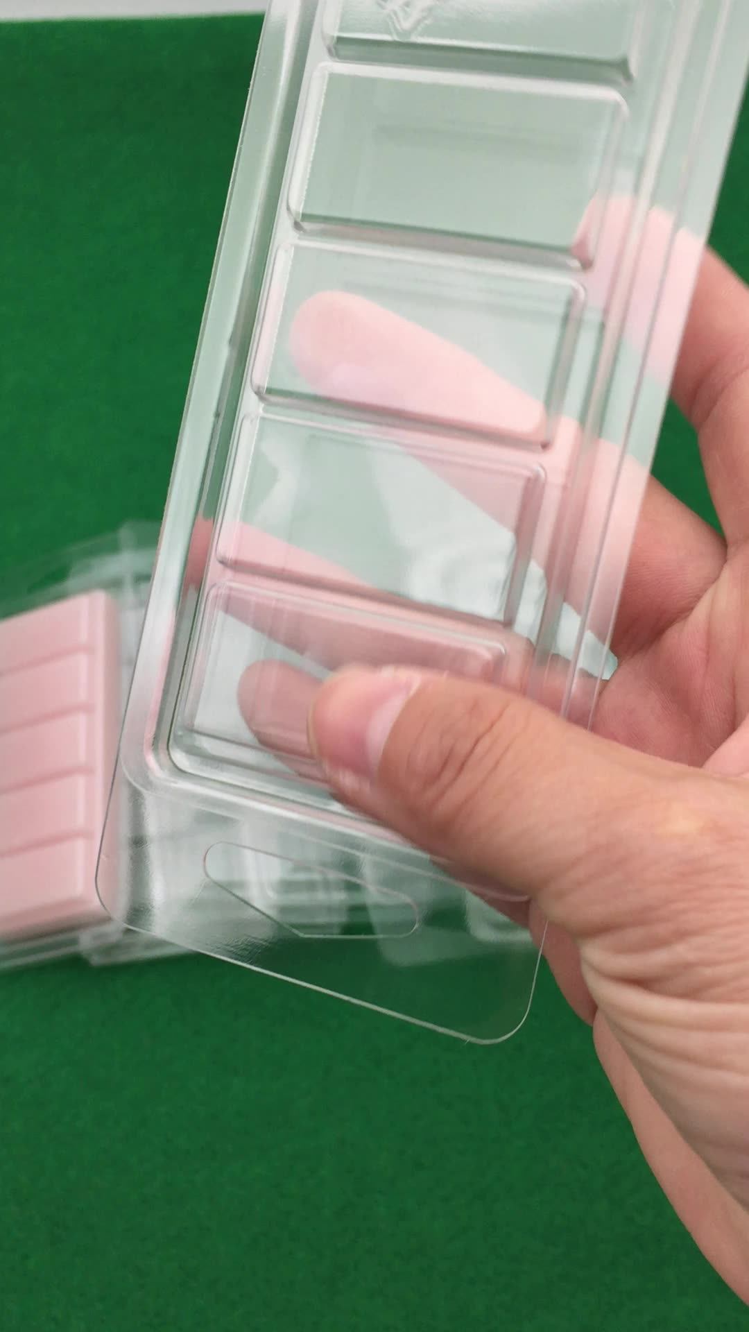 5 Cells Snap Bar 5 Cavity Wax Melt Clamshell With Hanging Hole - Buy 5 ...