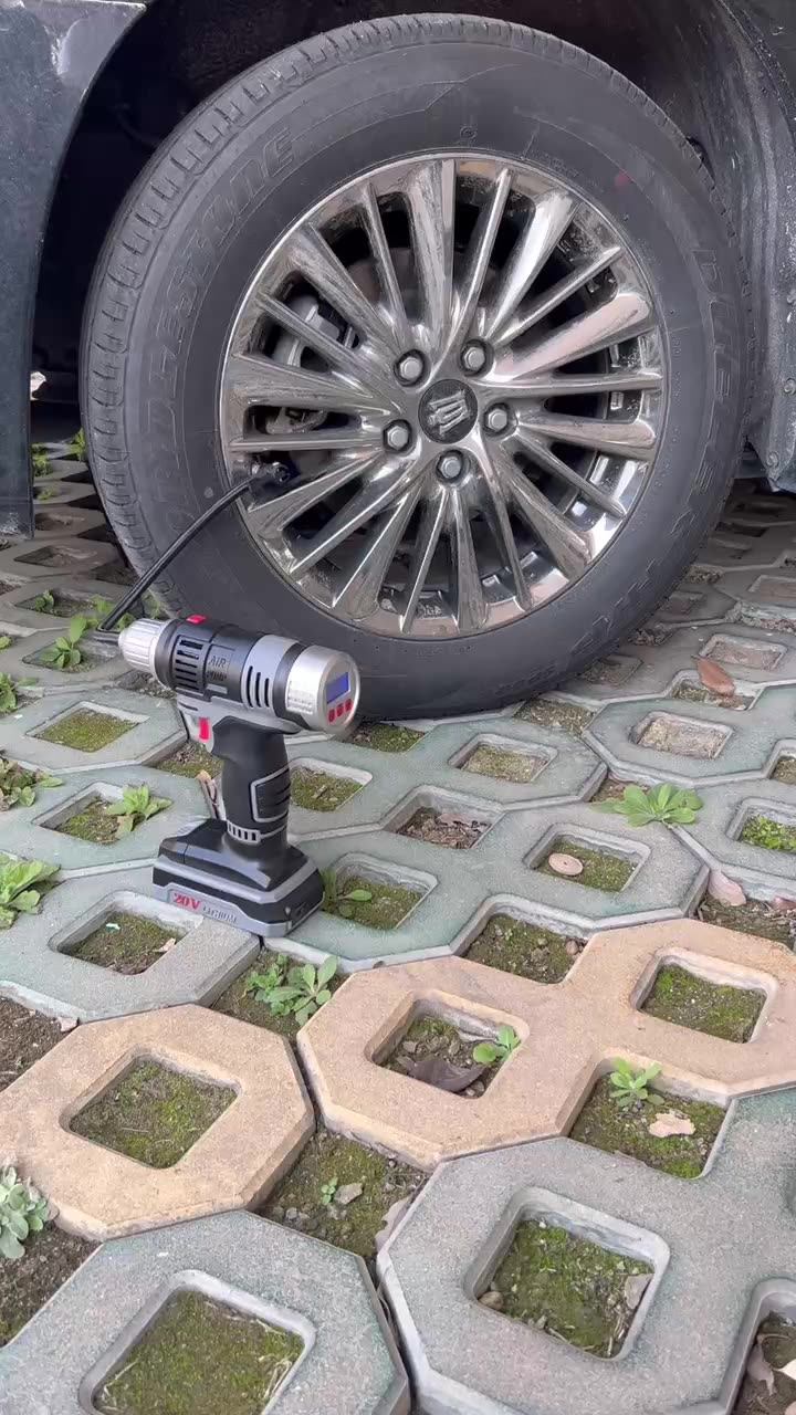 20v Wireless Handheld Tire Inflator Digital Automatic Portable Air ...