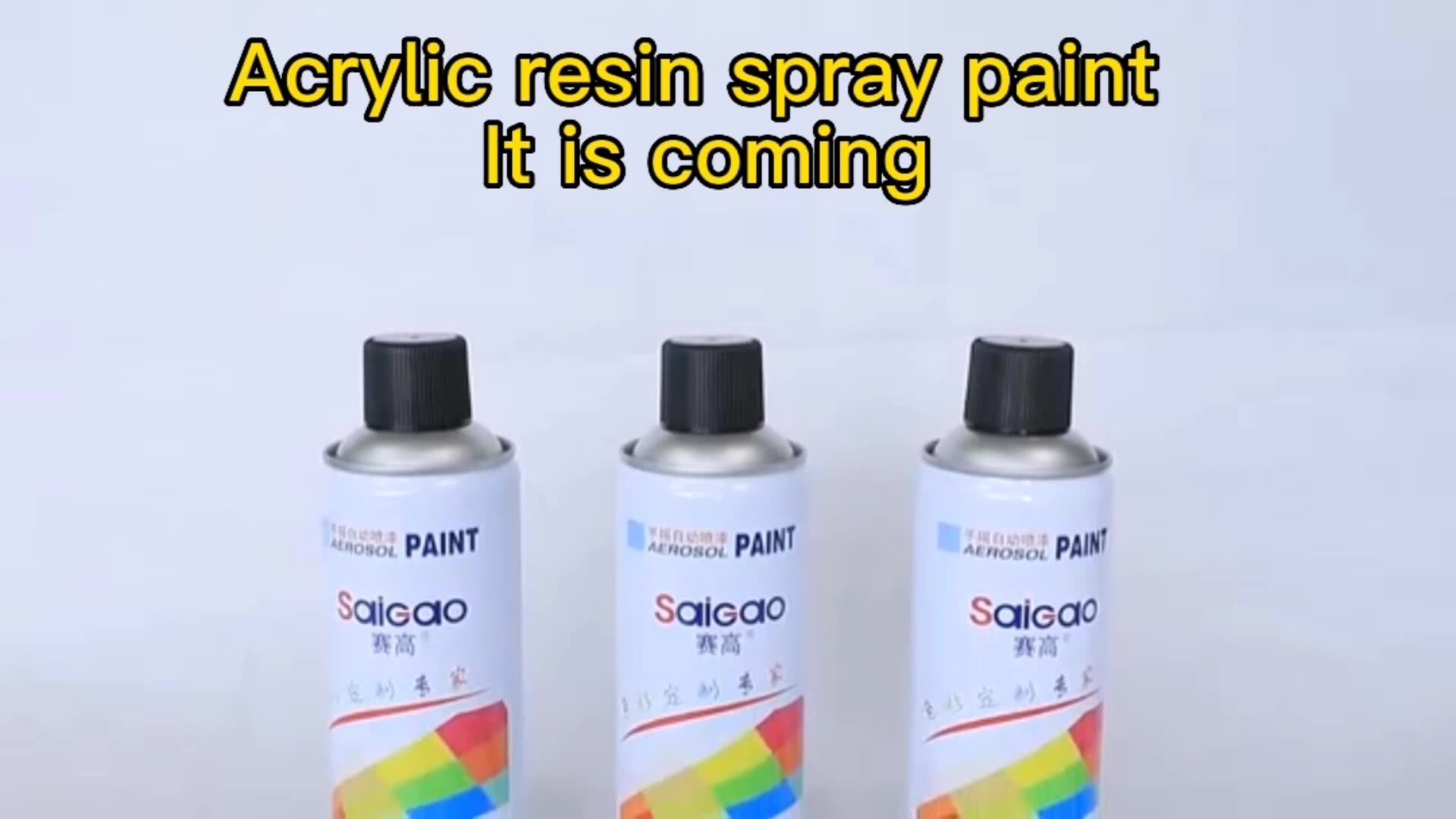 Saigao Acrylic Aerosol Graffiti Spray Paint/multi Purpose Dry Fast ...