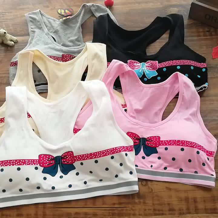5pcs/lot Kids Small Bra Cutyome Developmental Students Push Up Training ...