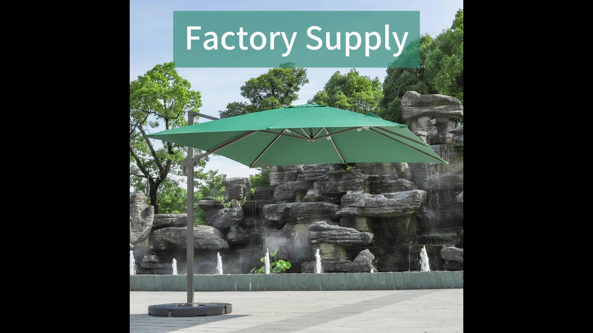 Y Sun Garden Umbrella Cantilever Parasol Luxury Custom Sun Shade ...