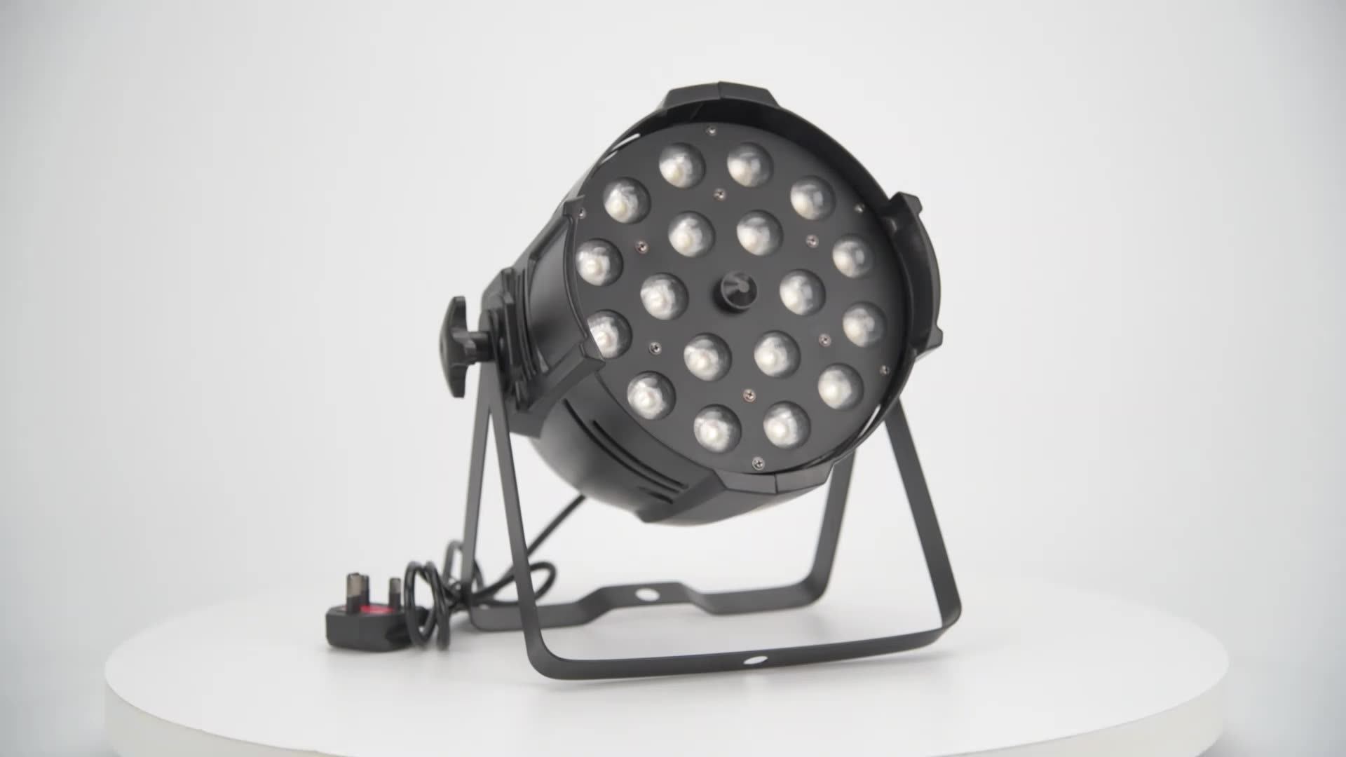 Dmx Rgbwa Uv 6in1 18x18w Stage Wash Zoom 64 Par Can Led Par Light 18pcs ...
