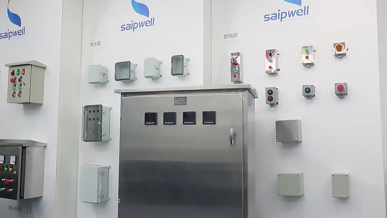 Ip66 Outdoor Metal Box Enclosure Iron / Stainless Steel Distribution ...