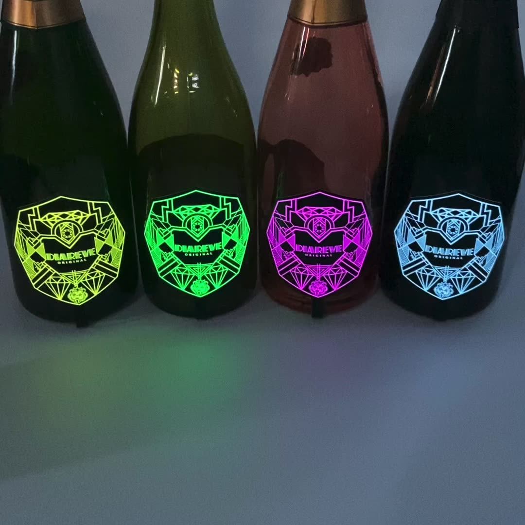 Nightclub Party Oem Colorful Waterproof El Wine Label Customized ...