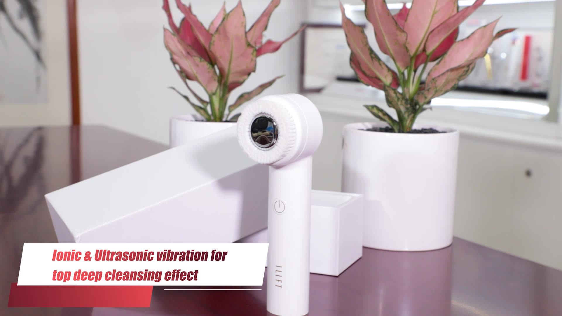 Portable Facial Exfoliator Electric Washing Face Machine Silicone Scrub ...