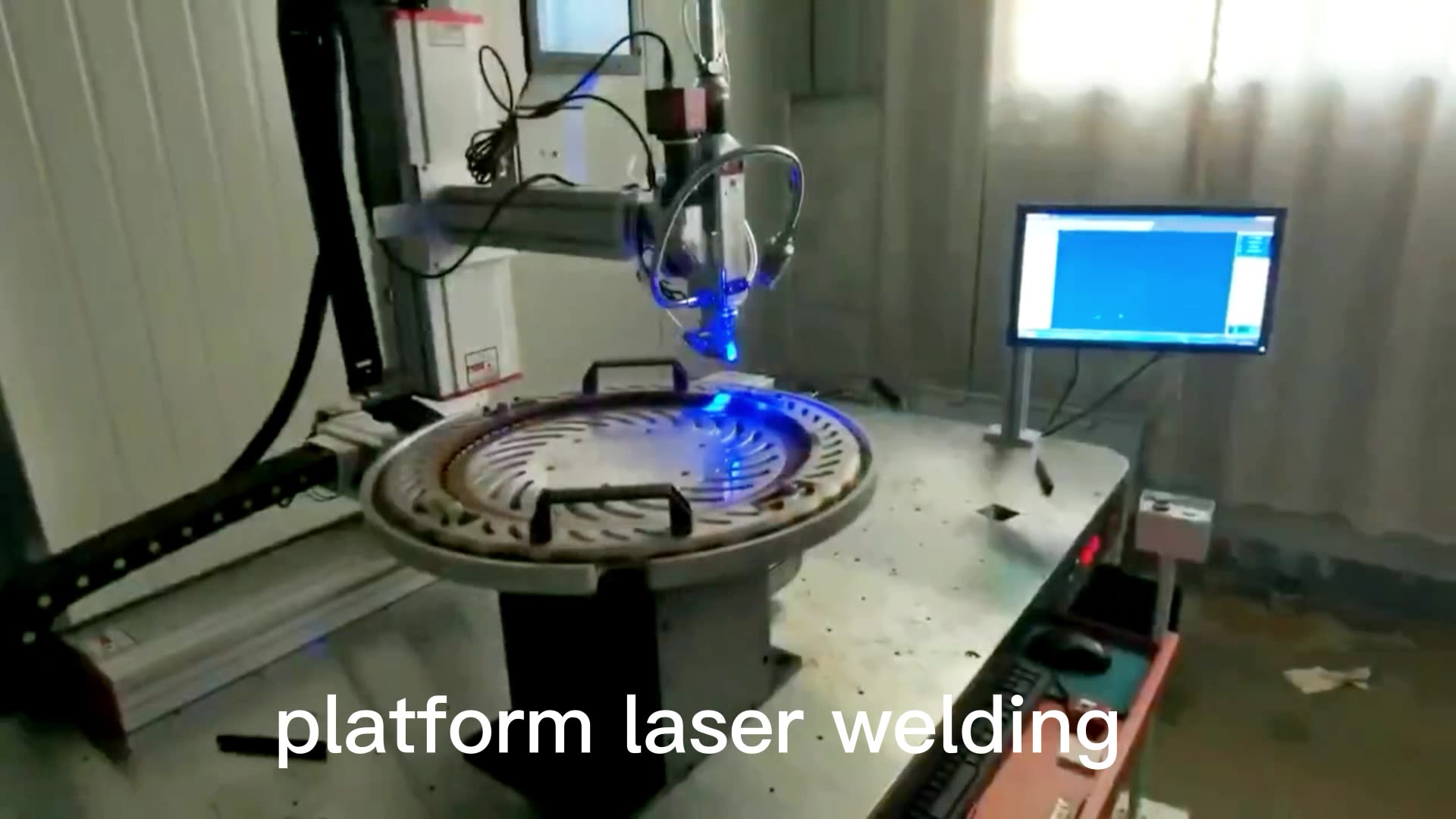 Dmk 2000w Automatic Laser Platform Welding Machine Metal Iron Welding ...