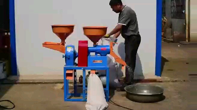 Flour Milling Machine Rice Mill And Corn Gasoline Combined Rice Mill ...