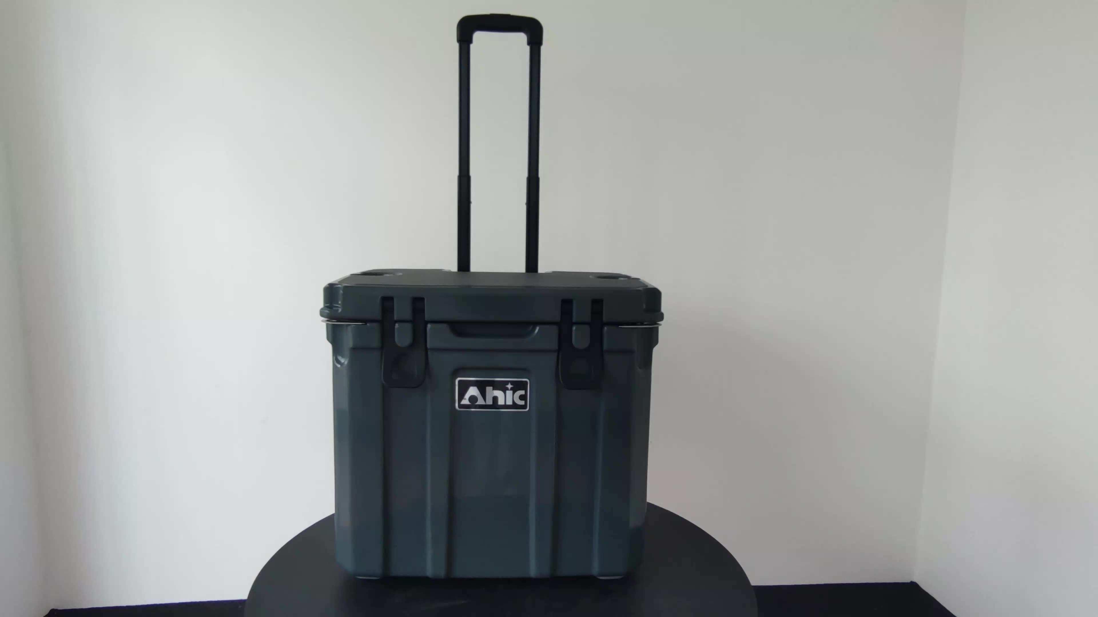 35 Liter Newest Rotomolded Coolers Telescopic Handle Camo Cooler Box ...