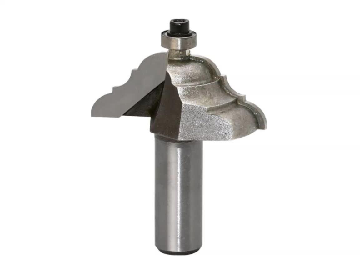 Red 8 Shank Carbide Classical Double Roman Ogee Router Bits Woodworking ...