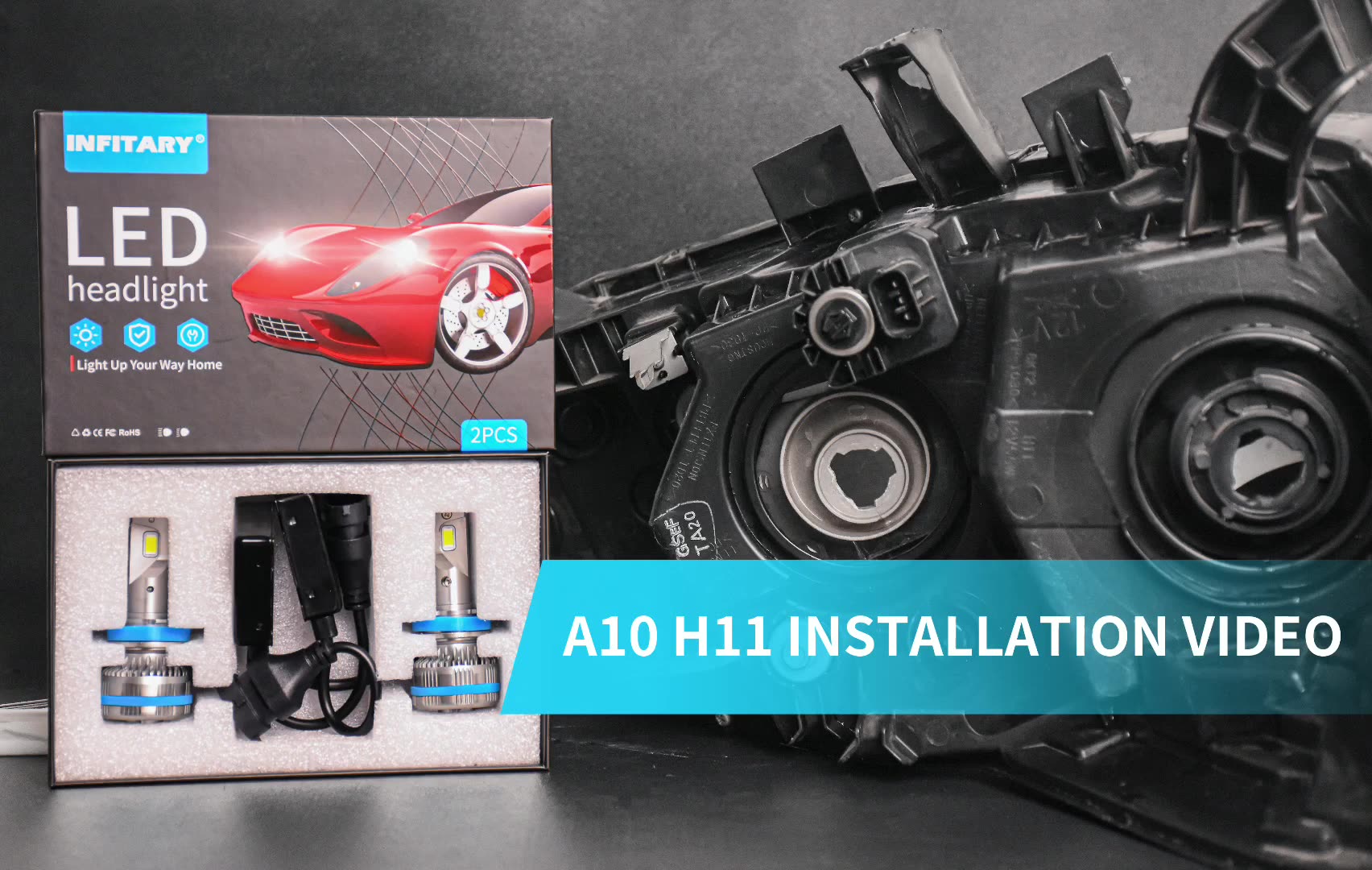 Infitary 26w 12v Led Car Lamp Copper Substrate H1 H3 H4 H7 Csp 1860 Car Led Chip Private Model ...