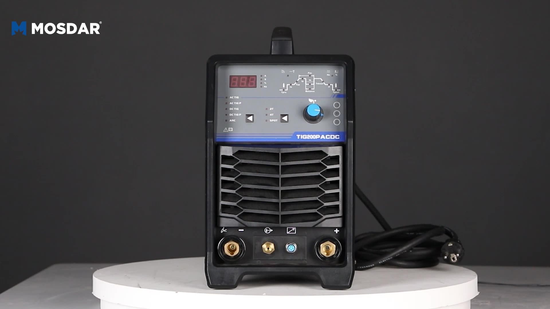 Mosdar Portable Tig200p Acdc Tig Welder 200 Amp Single Phase Aluminum ...