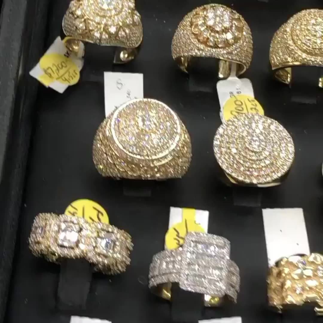 Hip Hop Jewelry Bulk Wholesale Fine Gold Silver 925 Custom Rapper Gift ...