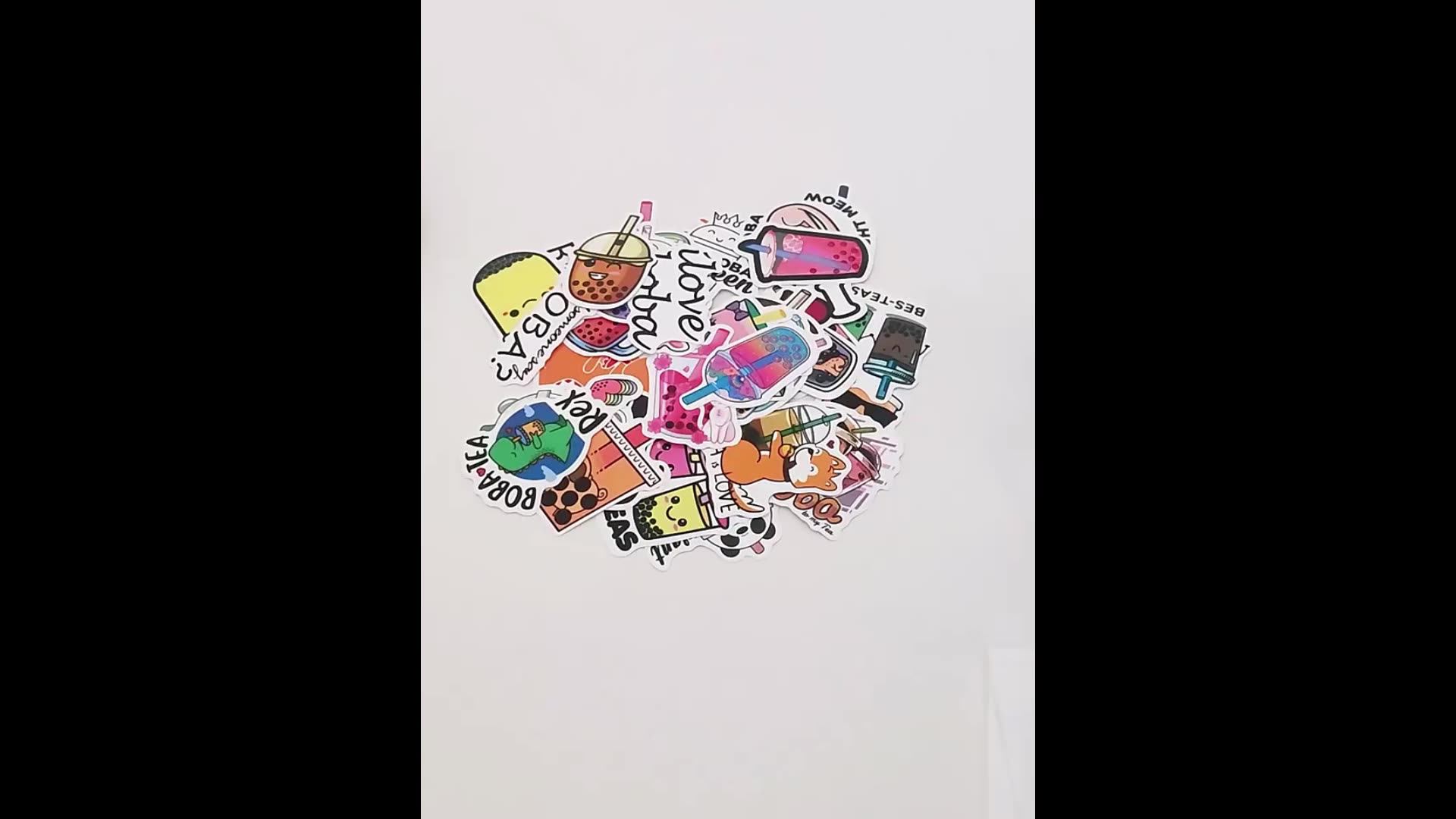 100 Pcs Waterproof Eetro Hot Girls Motorcycle Moto Life Vinyl Adhesive ...