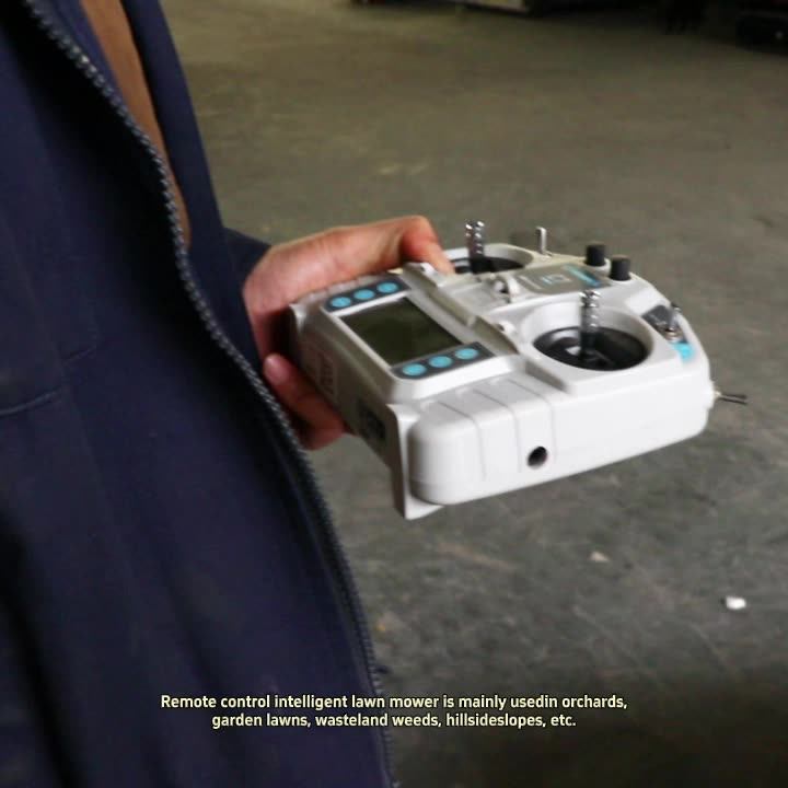 Remote Control Crawler Lawn Mower Intelligent Robot Zero-turn Automatic ...