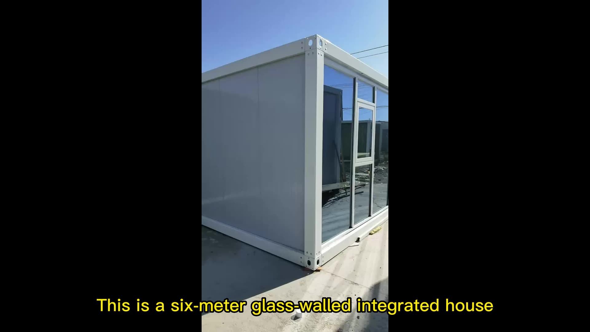 Custom Design Glass Wall Container House Modern Design Creative ...