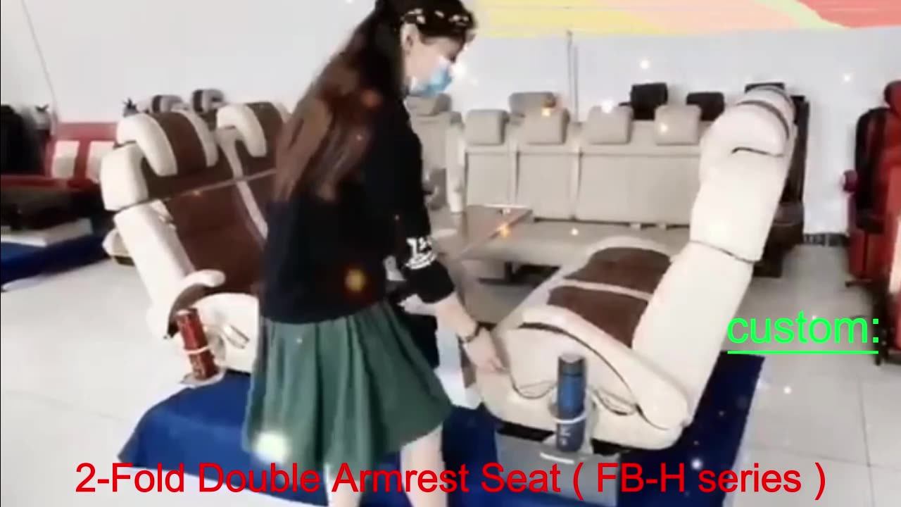 Luxury Toyota Vito Alphard Motorhome Bed Seat Fashionable Customized Leather Reclined Conversion ...