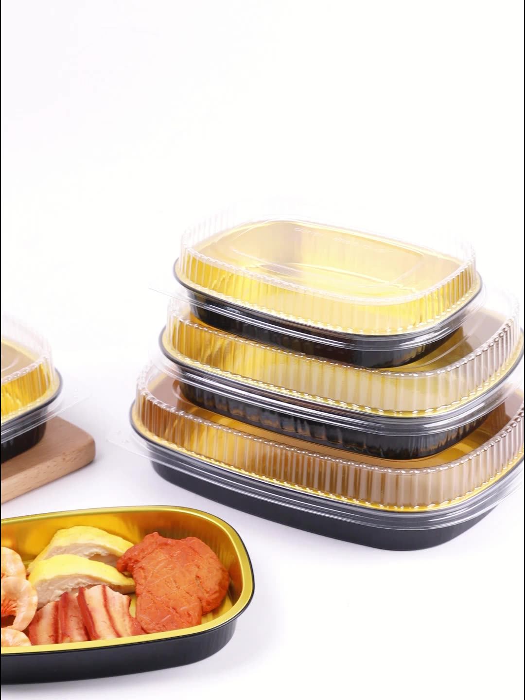Factory Price Odm Disposable Microwavable Aluminum Foil Bento Food ...