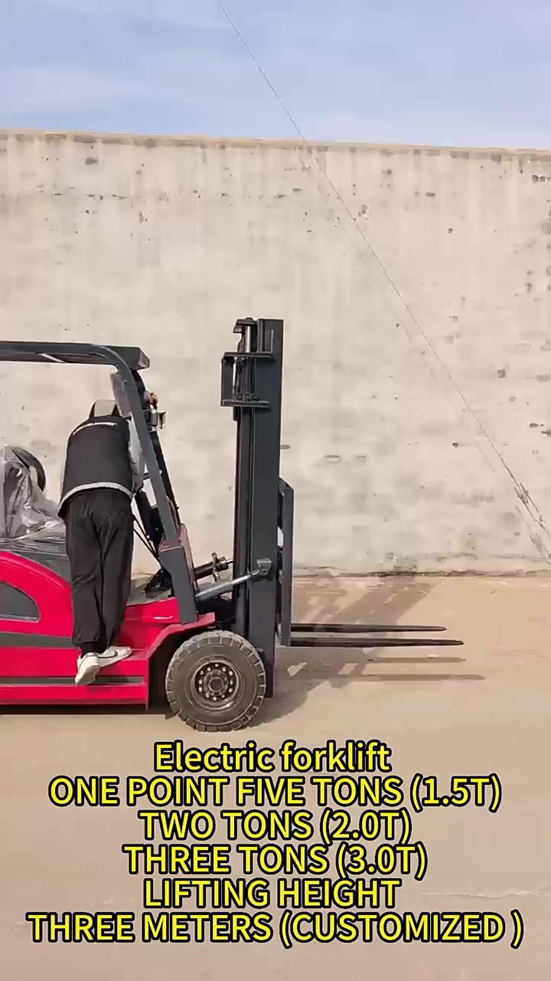 Container Ramp Mast Roller Bearing Battery Hand Electric Pallet ...