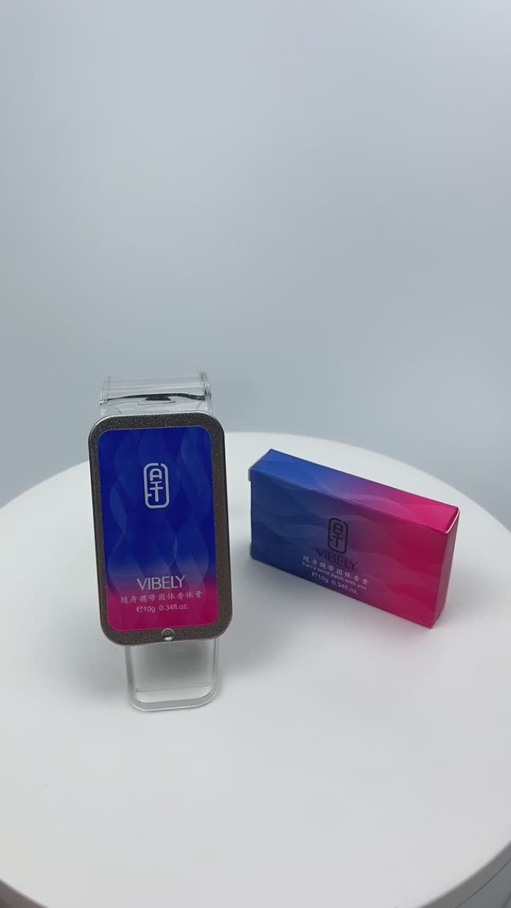 Portable Round Box Solid Perfume Balm Body Fragrance Long Lasting ...