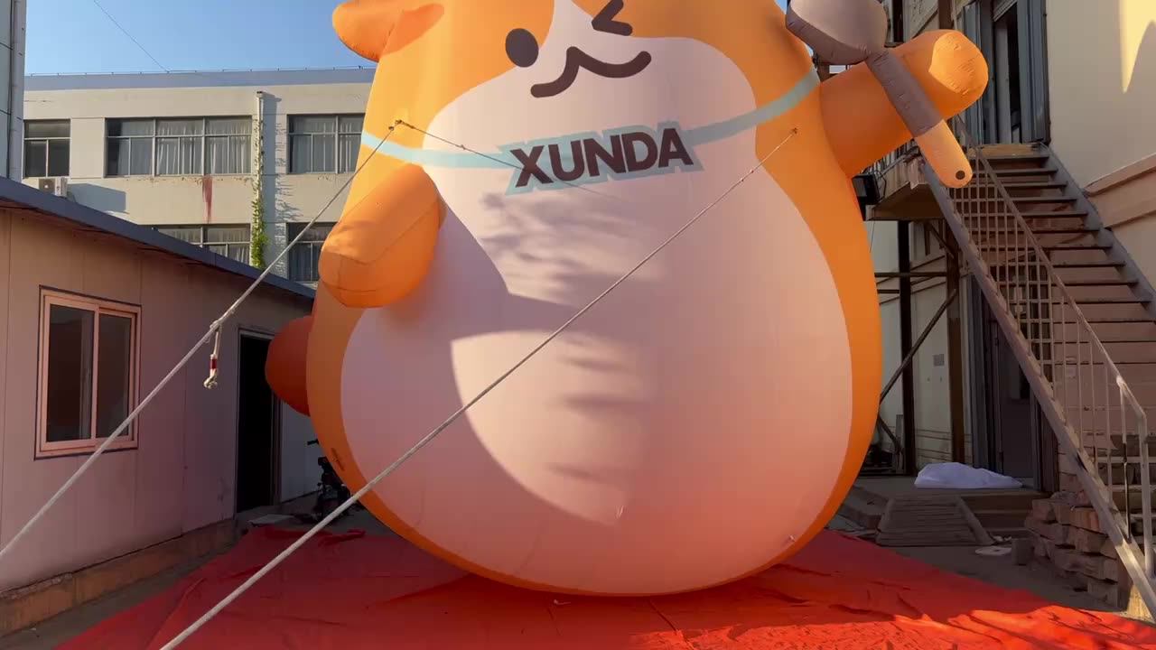 6m/20ft Tall Giant Cartoon Style Activity Decoration Inflatable Fatty ...