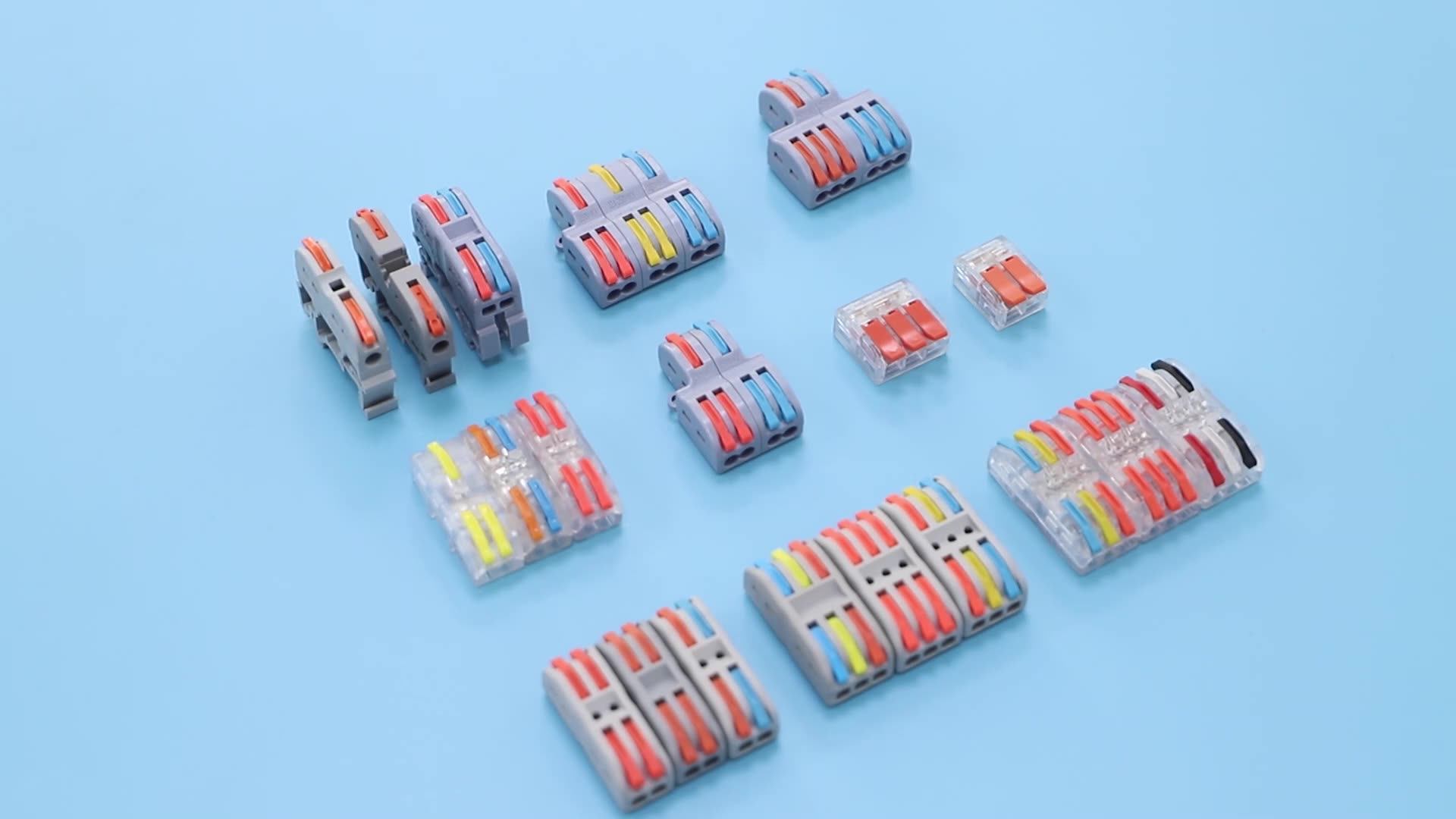 Terminal Block Screwless Electrical Cable Connector Spl-2-1 Rail ...