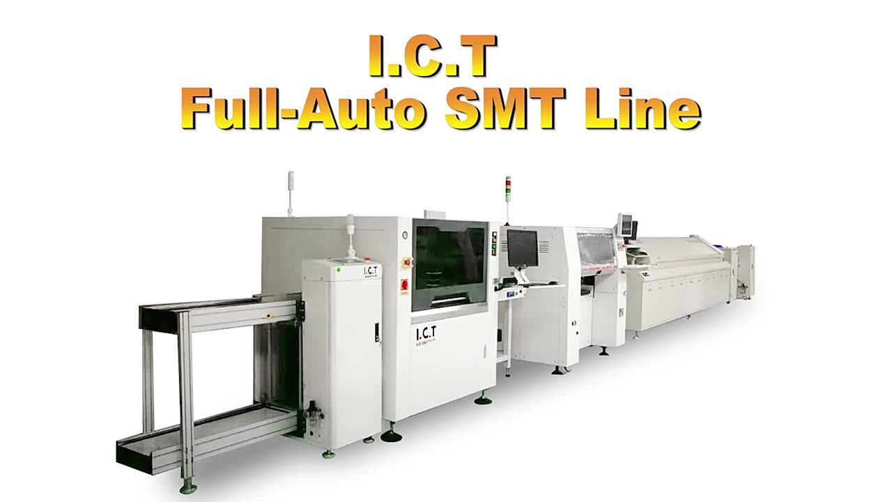 Ict Led Assemble Line,Full Automatic Smt Assembly Machine Line And ...