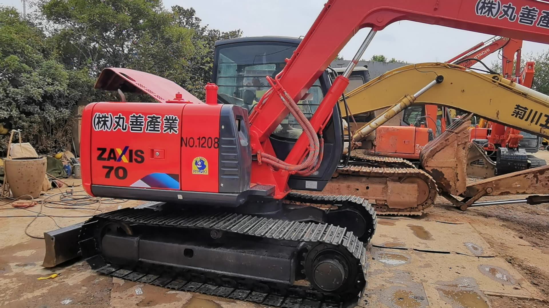 Hitachi Zx75 Hydraulic Pump Excavator Digger 7 Ton Operating Weight ...