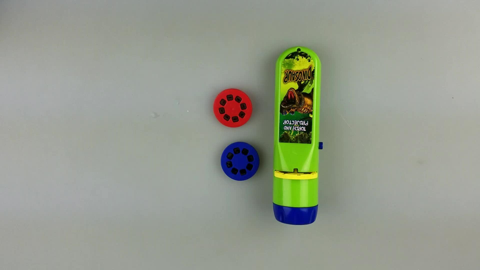 Children Plastic Electric Projection Torch Flashlight Torch Toy - Buy ...