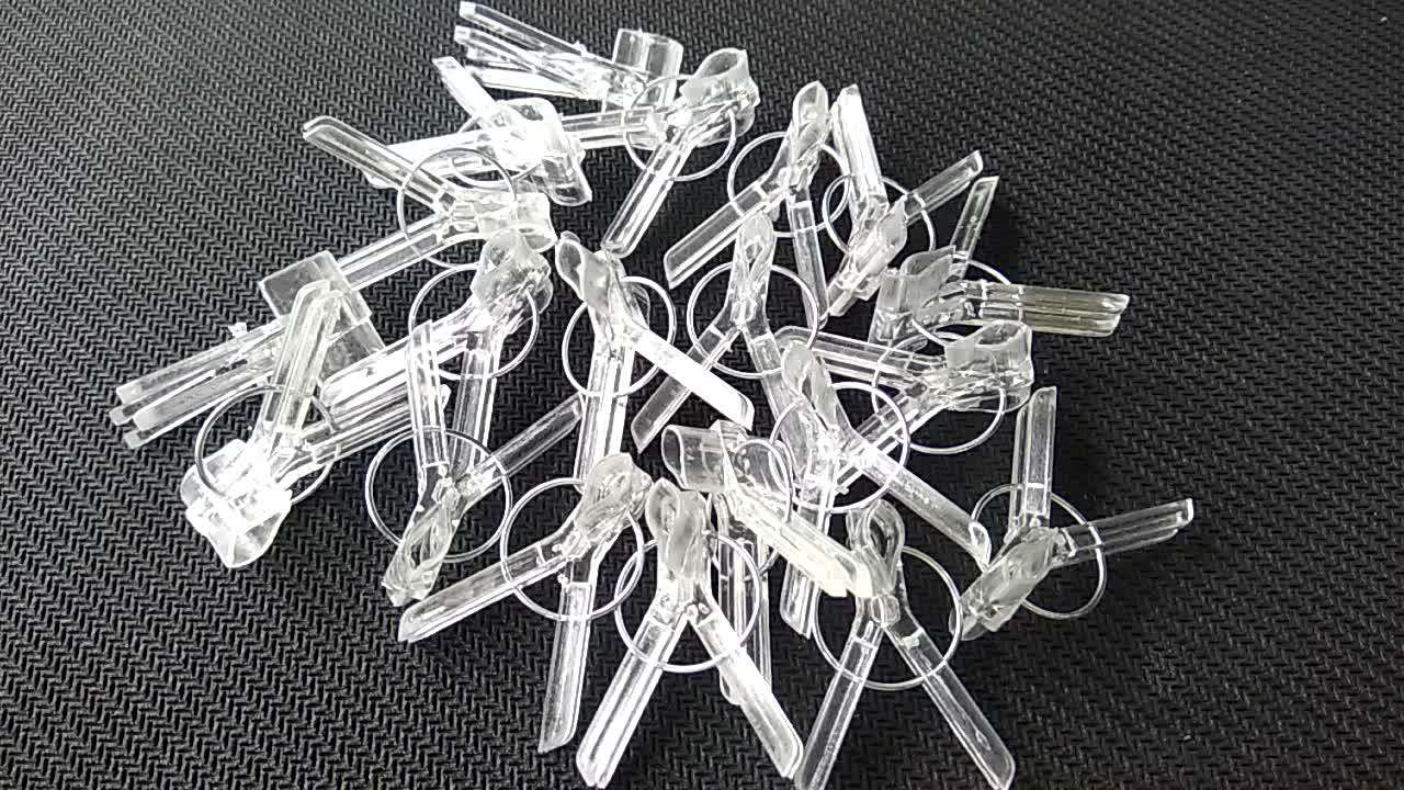 Clear Spring Loaded Mango Grafting Clips Eggplant Plastic Grafting ...