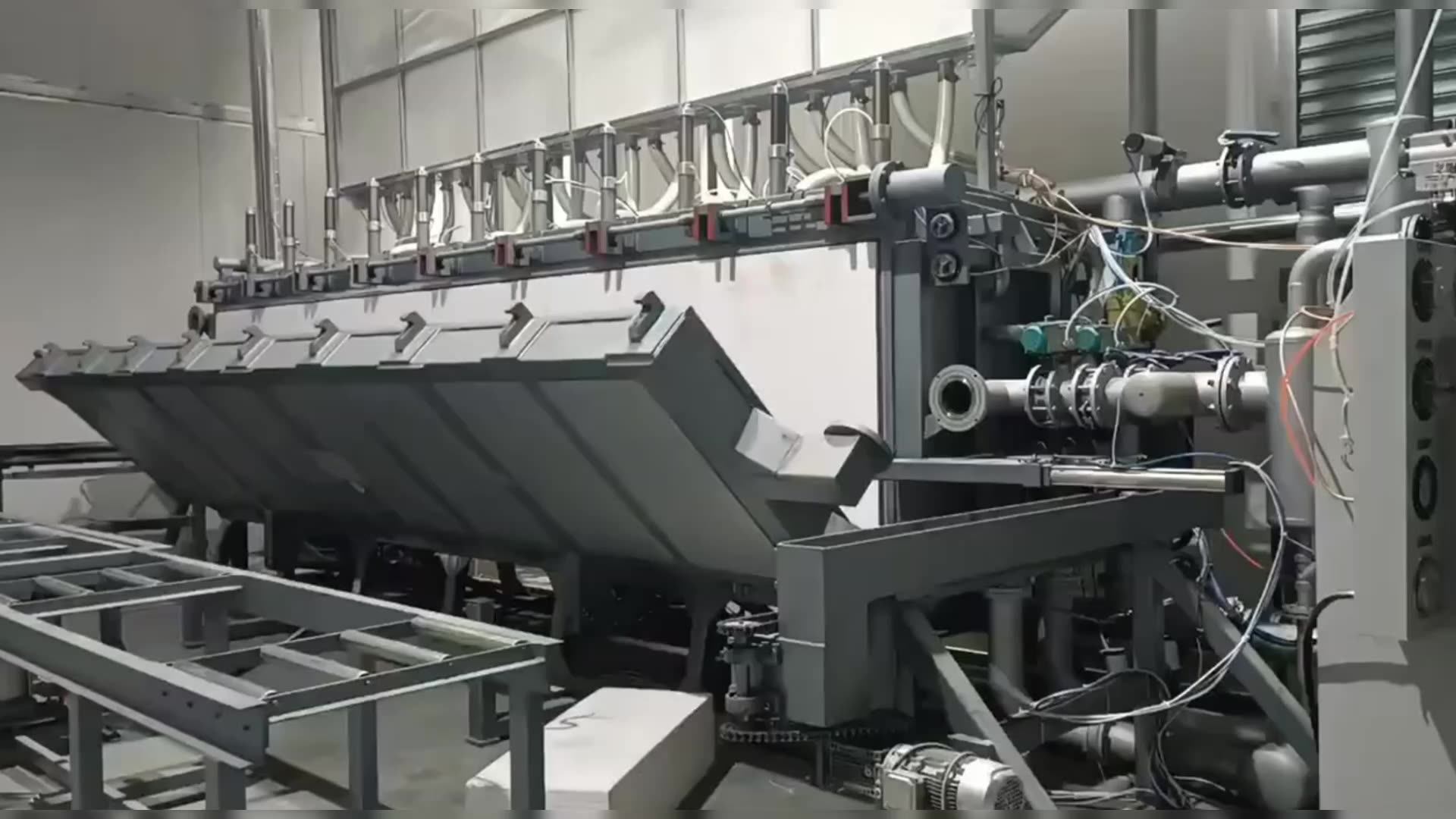 Eps Styrofoam Icf Block Moulding Expand Polystyrene Continuous Foaming Making Machine Production ...