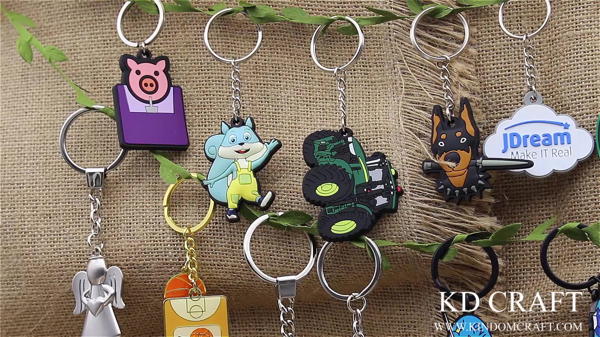 High Quality No Minimum Personalized Custom Silicone Rubber Keyring ...