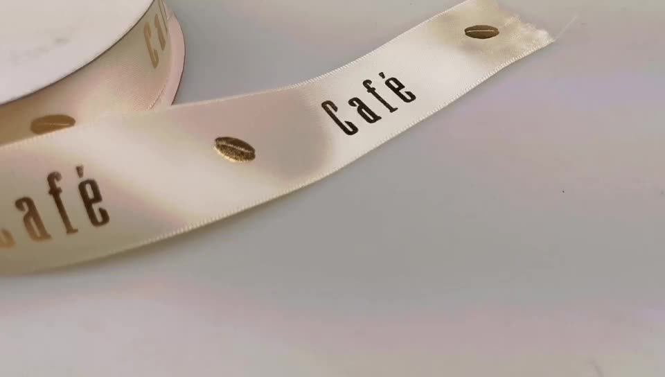 Gordon Ribbons Free Design Customized Packing Ribbon Foil Printed ...