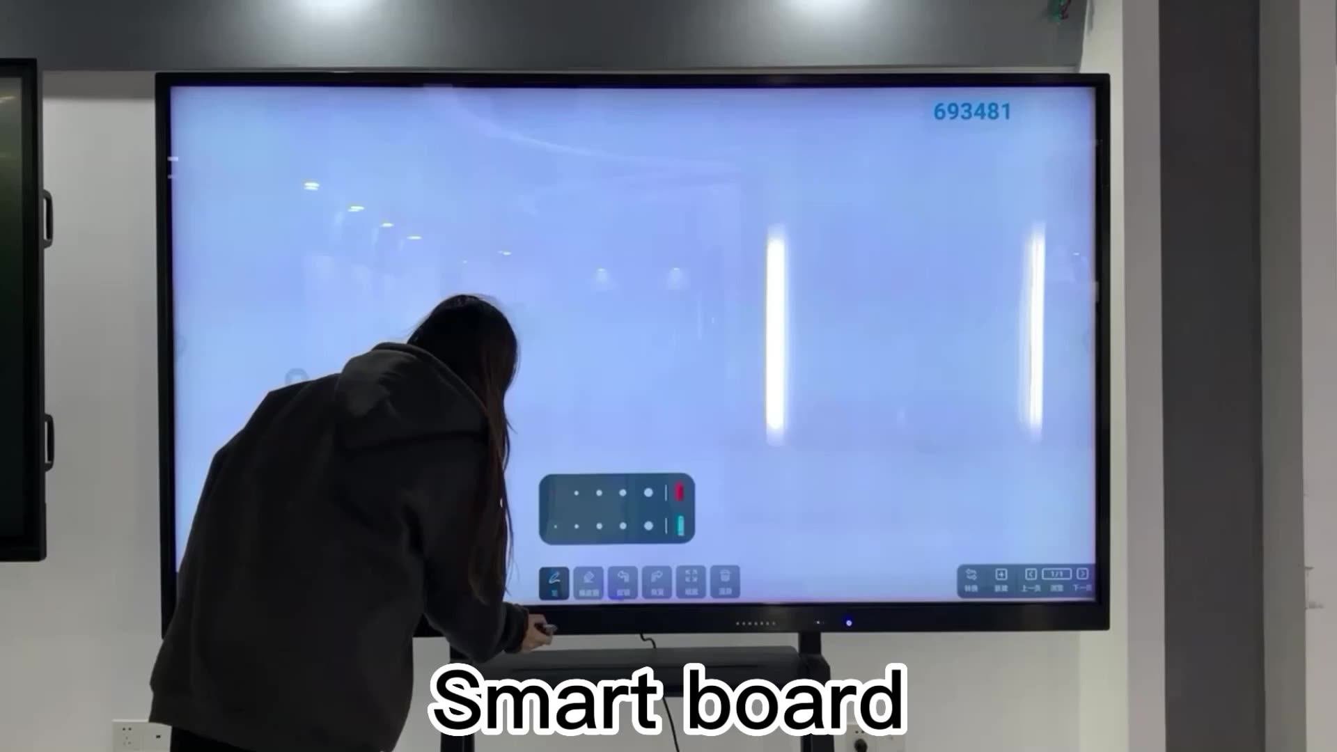 55'' 65'' 75'' 86'' 98'' 100'' 110'' Inch Interactive Whiteboard Smart ...