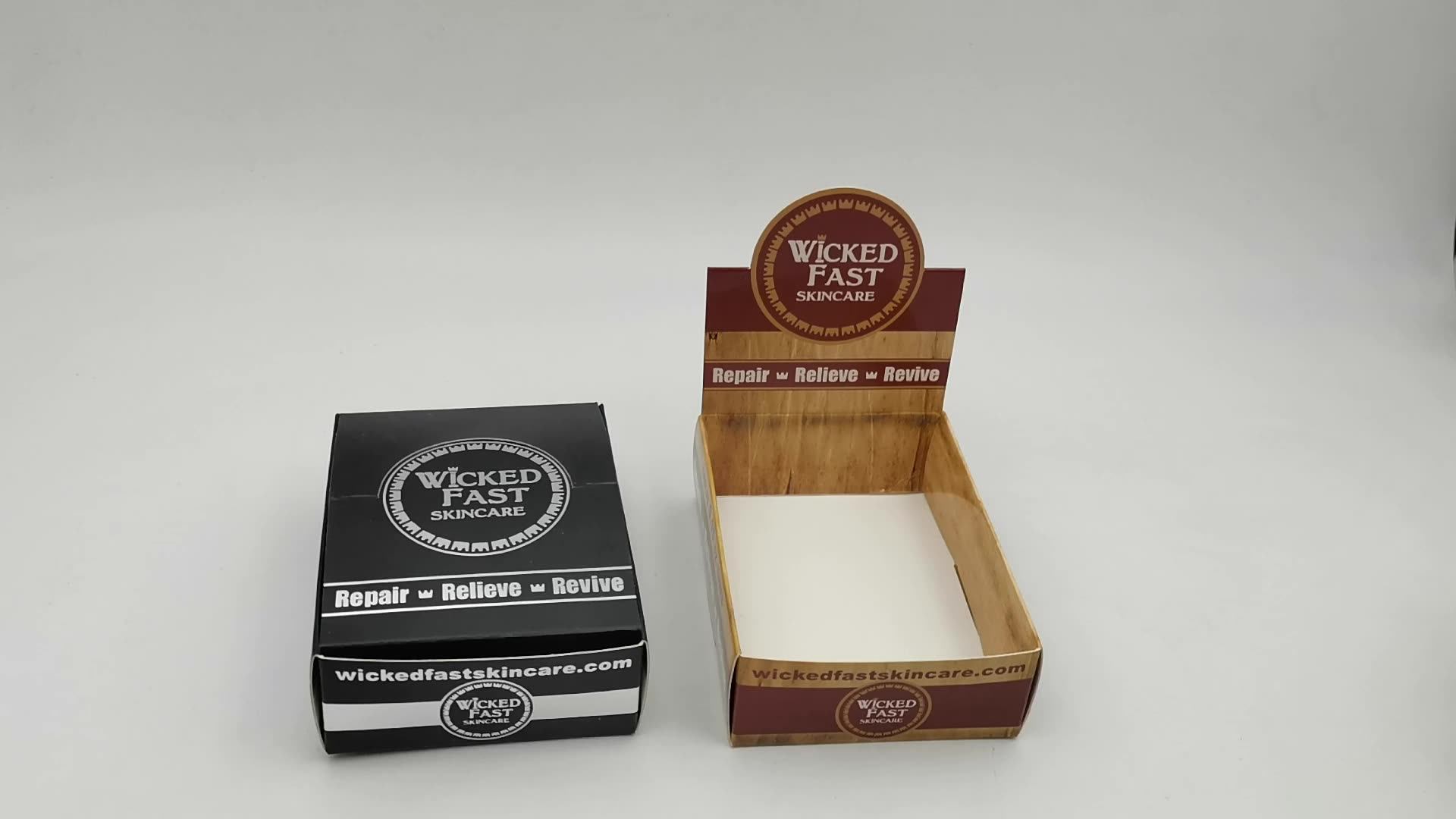 Custom Cardboard Countertop Point Of Sale Counter Box Display ...