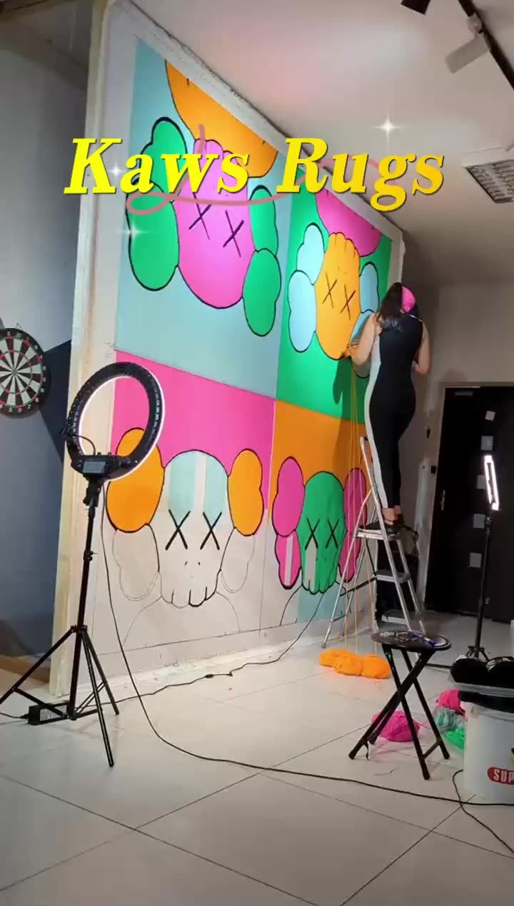 Custom Carpet With Logo Home Decora Hand Tufting Rug Cute Cartoon ...