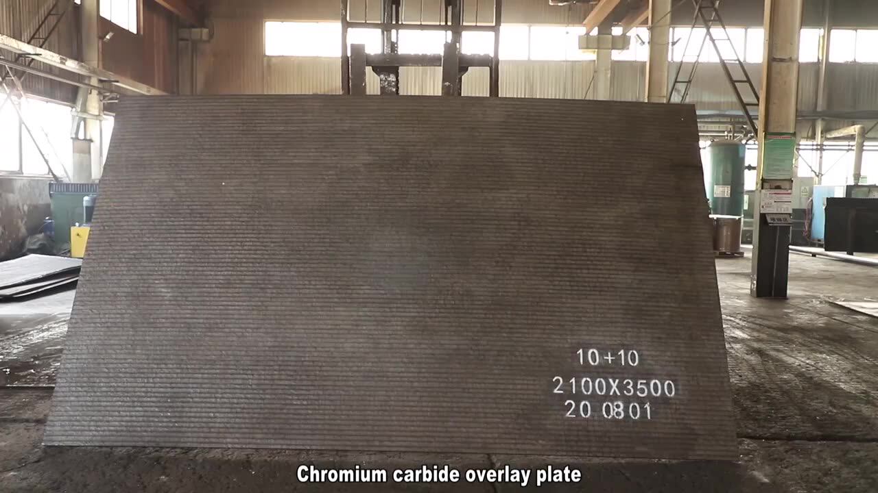 Chromium Carbide Overlay Wear Steel Abrasion Composite Plate - Buy ...