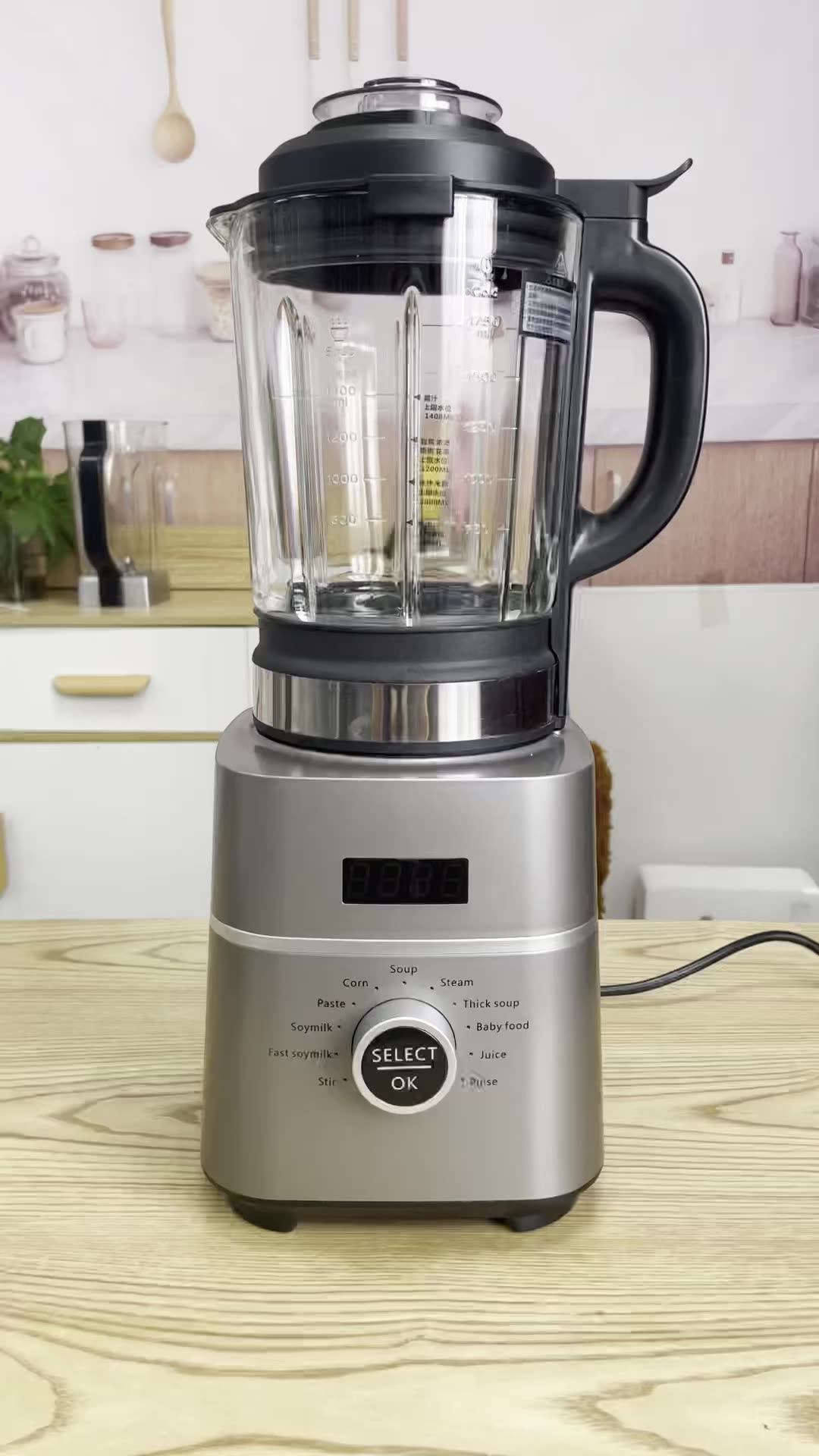 Custom Multifunctional Good Quality High Speed Heating Blender Soup ...