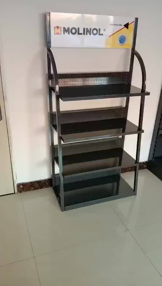 Rak Display Oli Pelumas Dudukan Lantai/rak Pajangan Minyak Pelumas ...