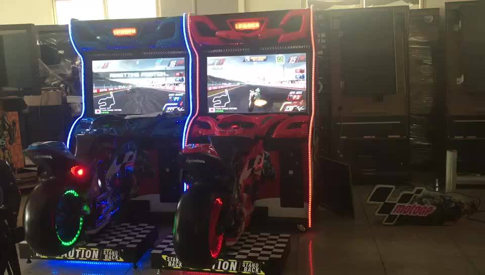 Coin Operated Motorcycle Gp Simulator Arcade Motor Car Racing Video ...