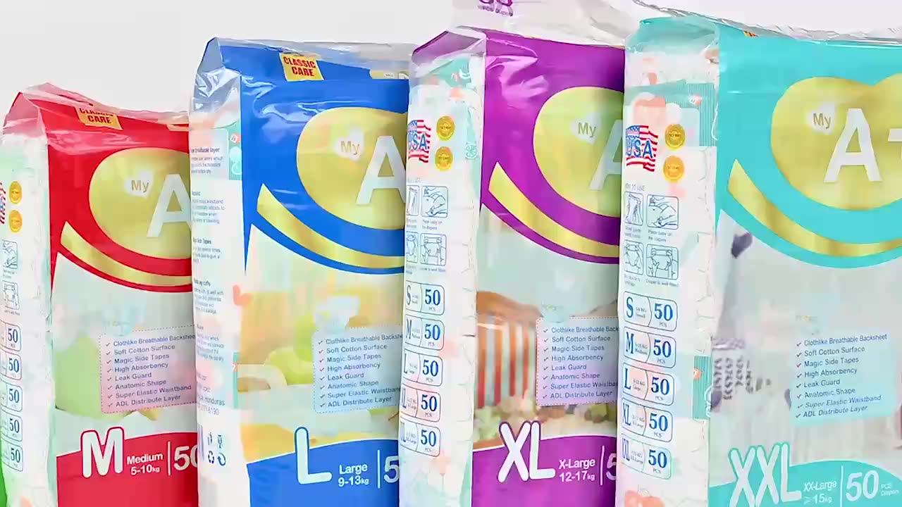 Free Sample Custom Wholesale Sap Super Absorbing Performance Baby ...