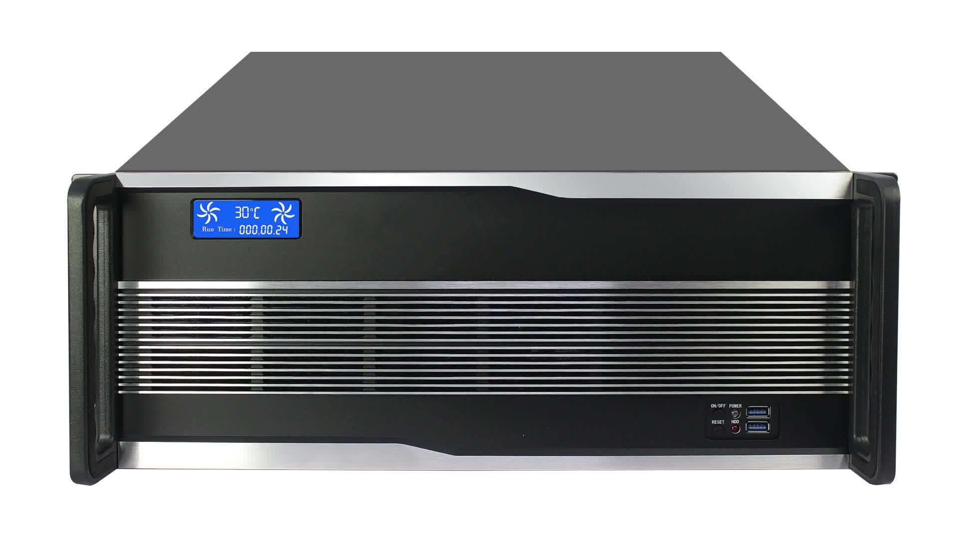 4u Rackmount Server Case With Lcd For Ai Application Support 12*13 ...