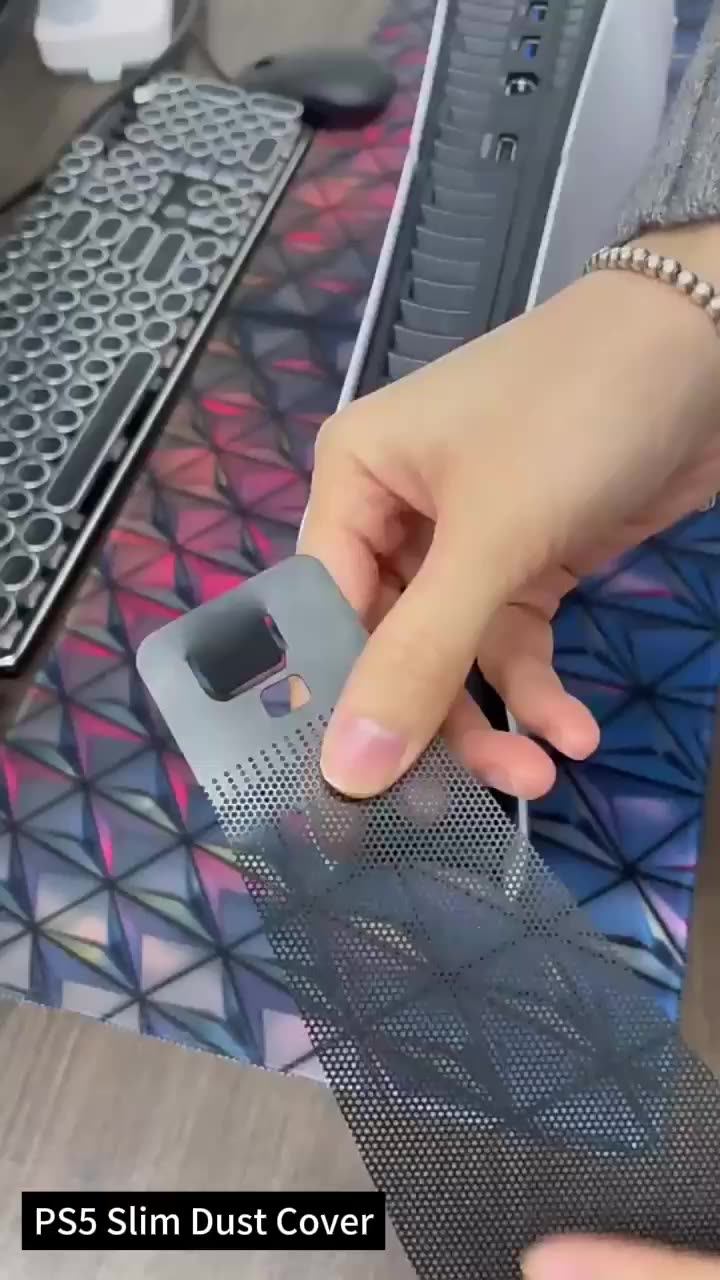 Ps5 Slim Console Dust Cover Filter Net Heatsink Barrier Spider Dust ...