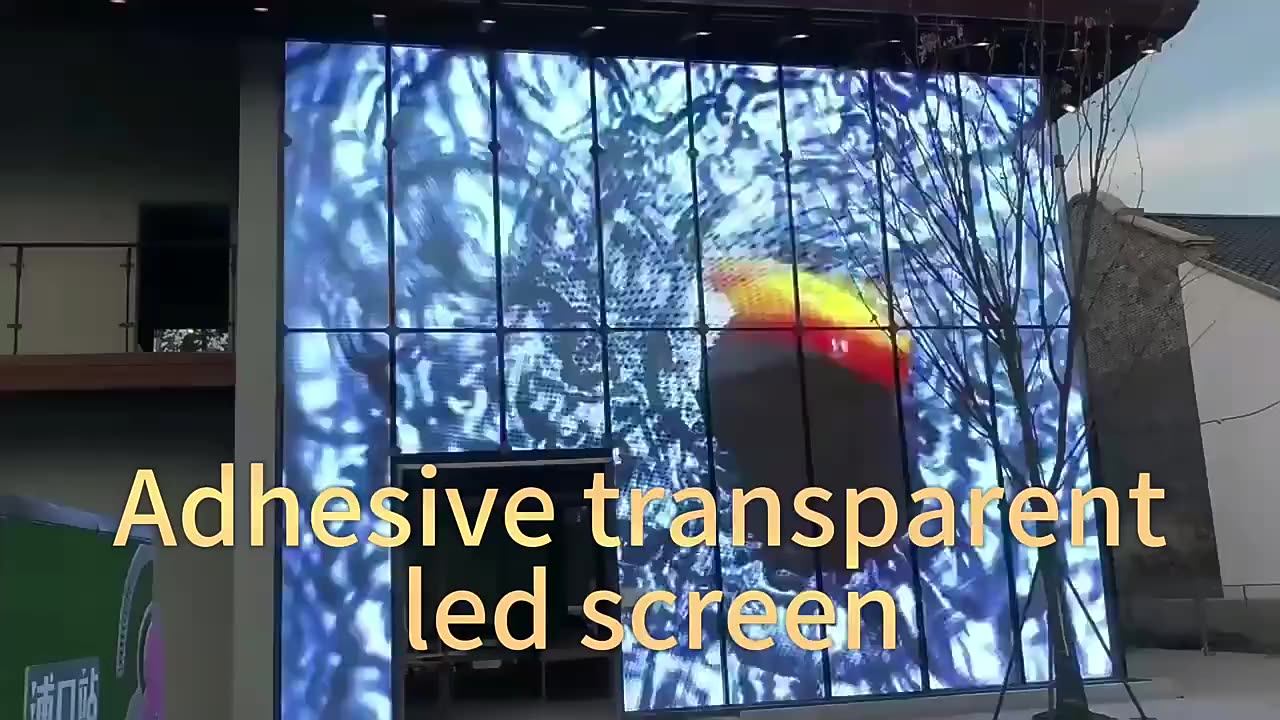 High Resolution Display Led Glass Window Advertising Led Display P4-8mm ...