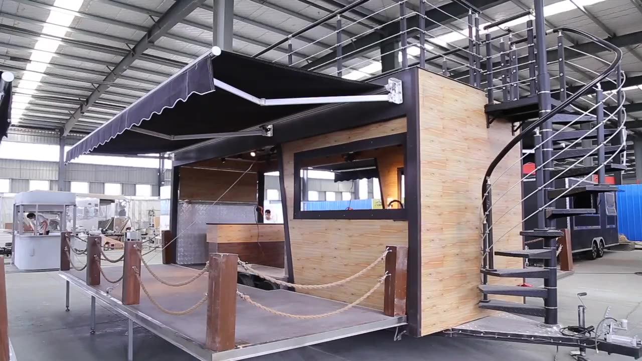 Eu Highly Catering Mobile Food Cart Cafe Car Double Decker Price Used ...