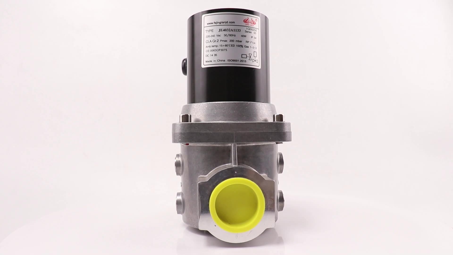 Industrial Lpg Gas Solenoid Valve Control For Gas Pipeline Tunnel ...