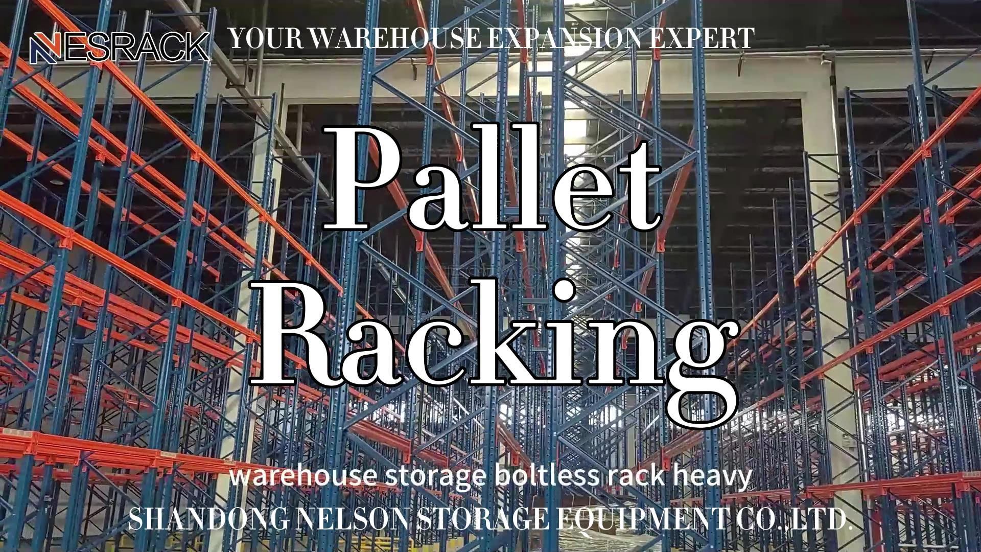 Industrial Warehouse Storage Shelf Steel Stackable Pallet Rack Heavy ...